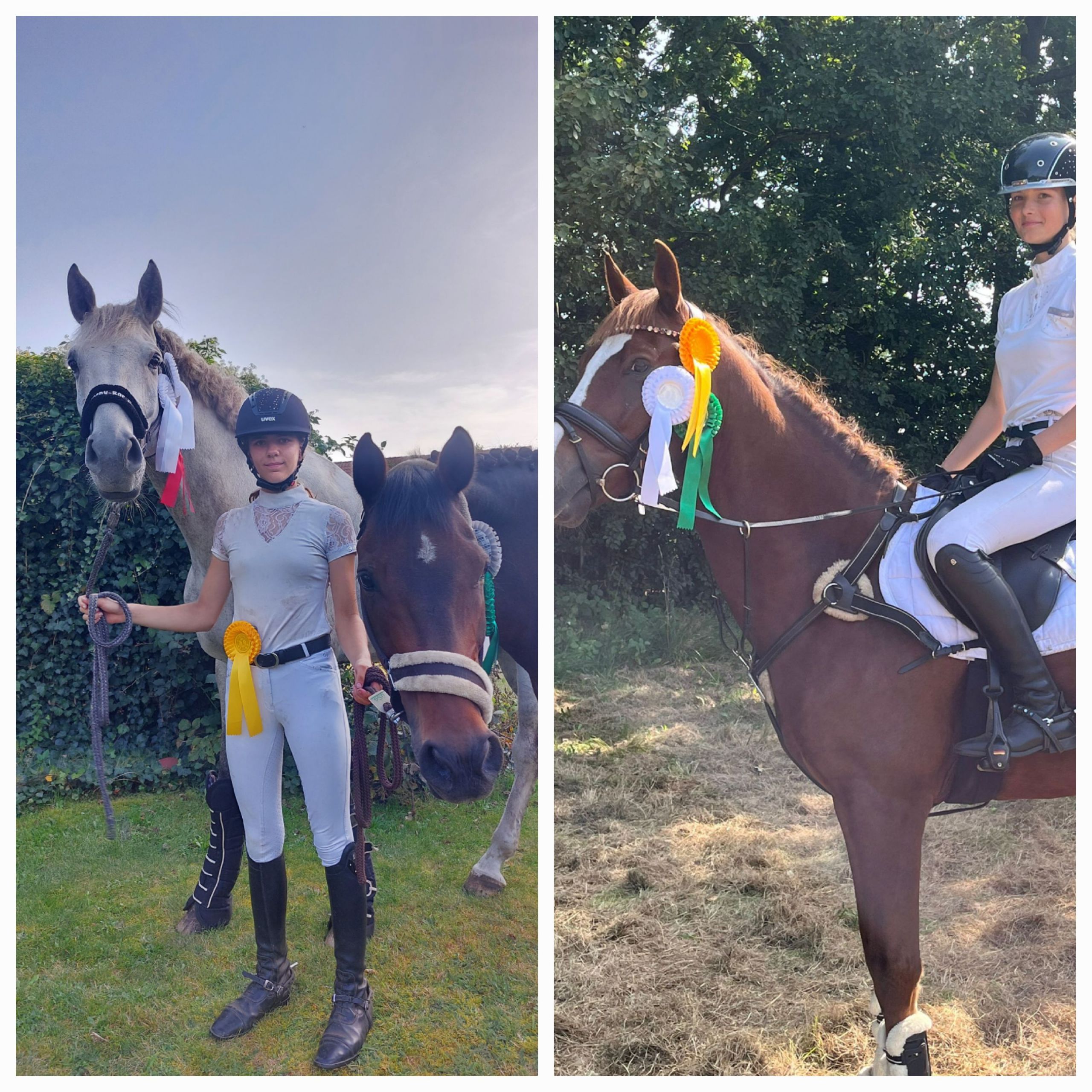 Lenja Reitmann und Celina Weis siegreich in Stade - Reitverein Zeven